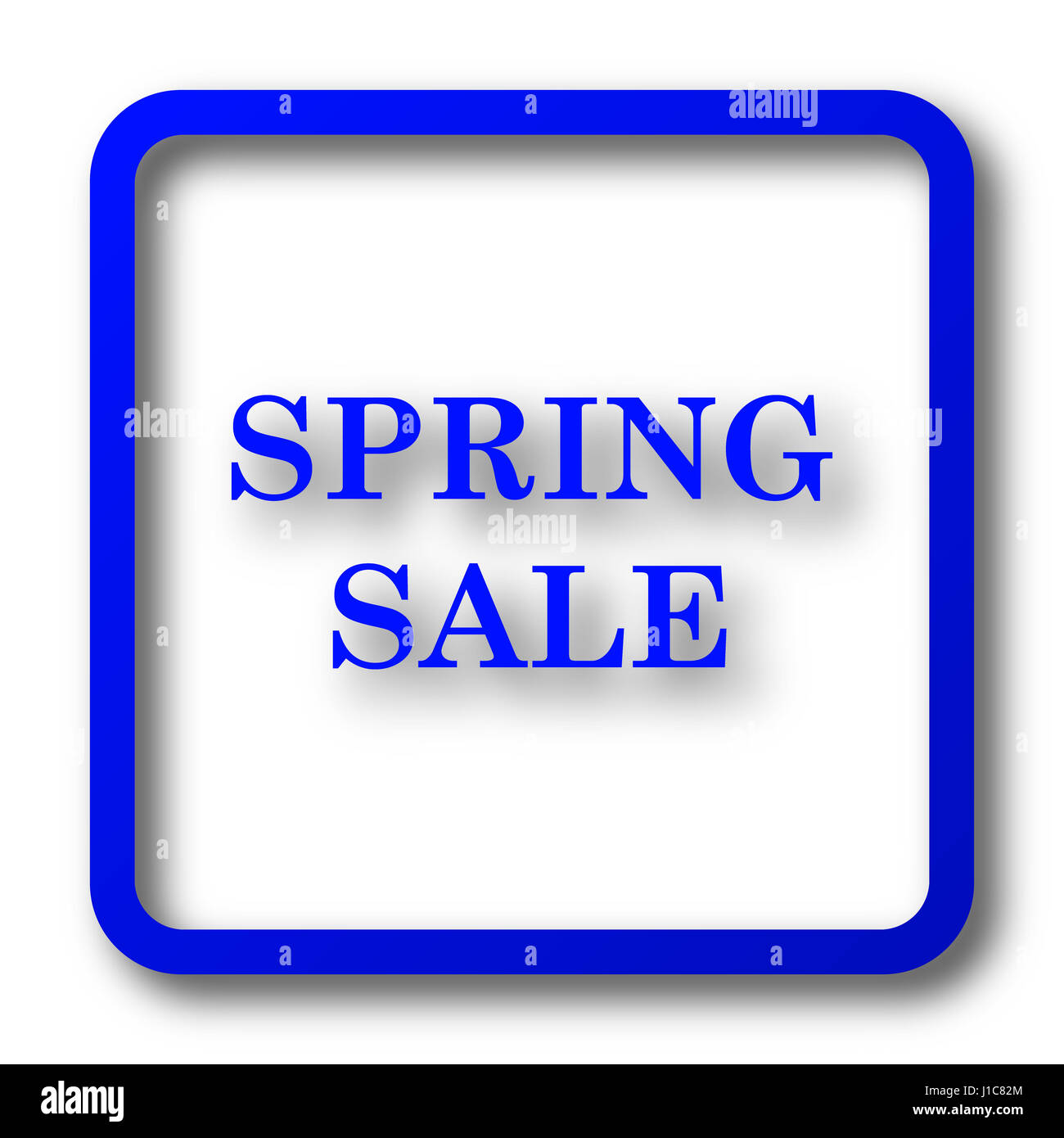 Spring sale icon. Spring sale website button on white background Stock ...