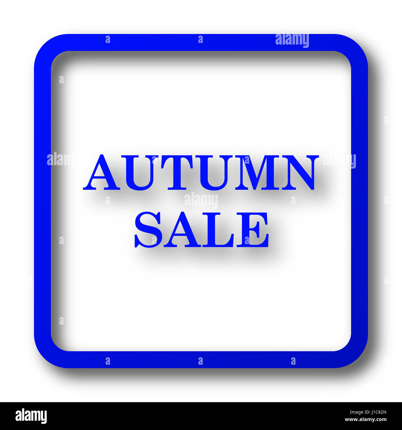 Autumn sale icon. Autumn sale website button on white background Stock ...