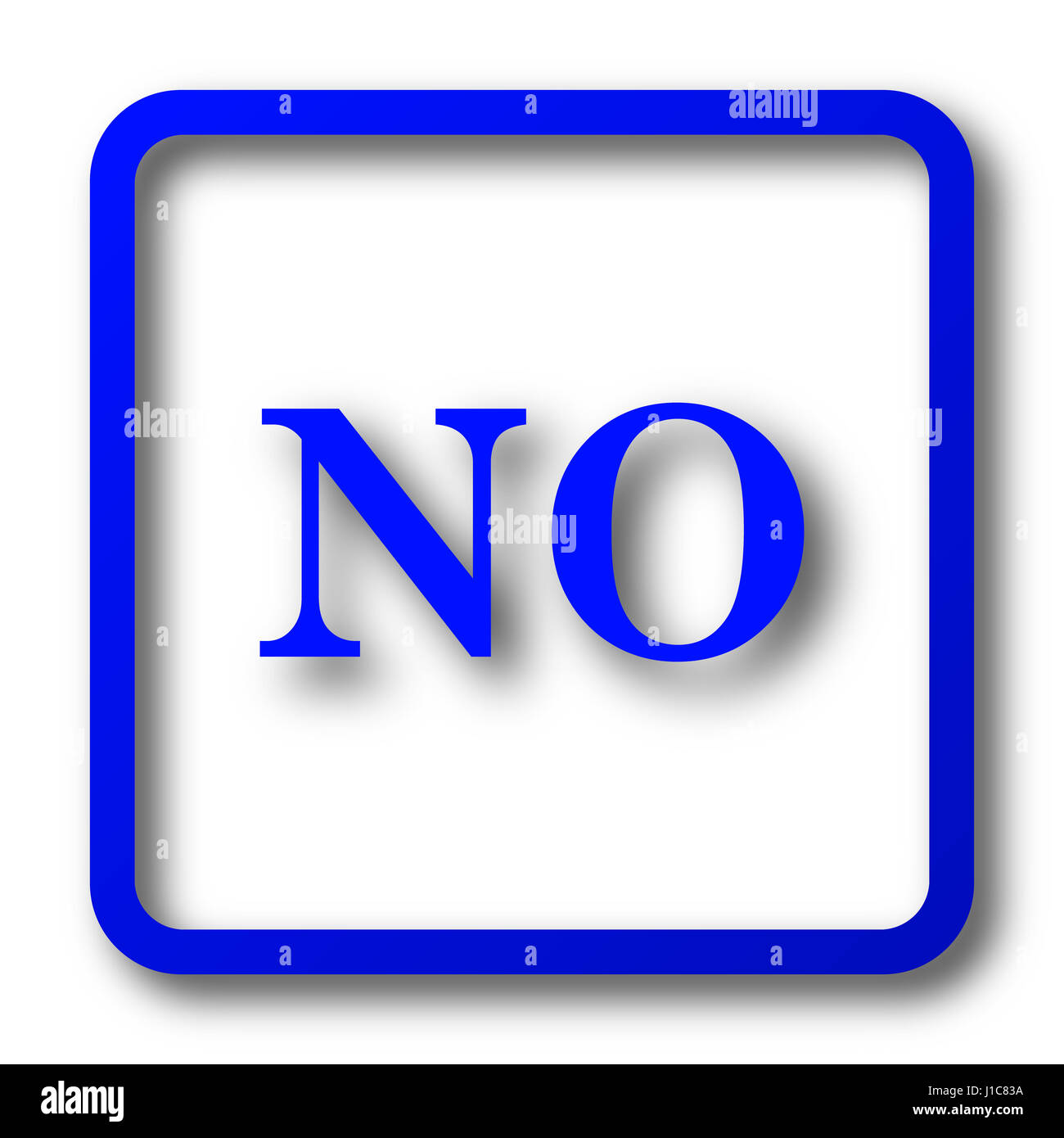 No icon. No website button on white background Stock Photo - Alamy
