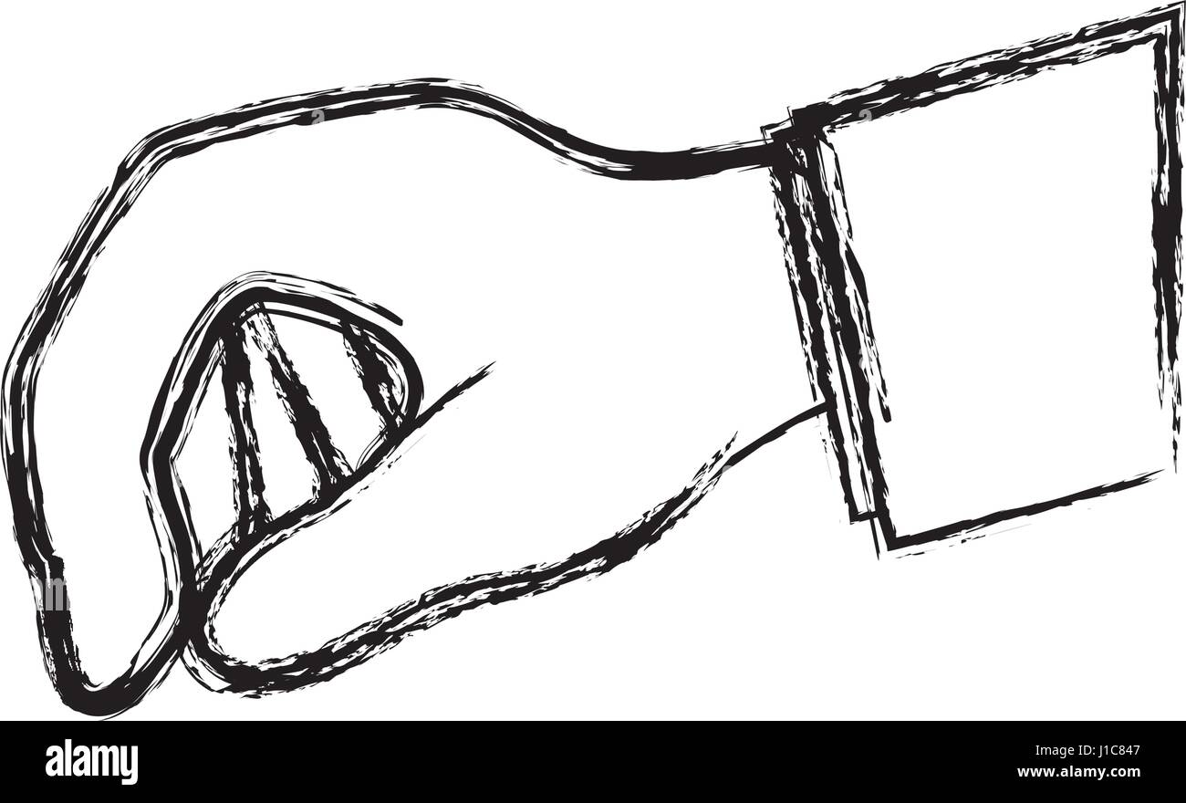 Human hand symbol Stock Vector Image & Art - Alamy