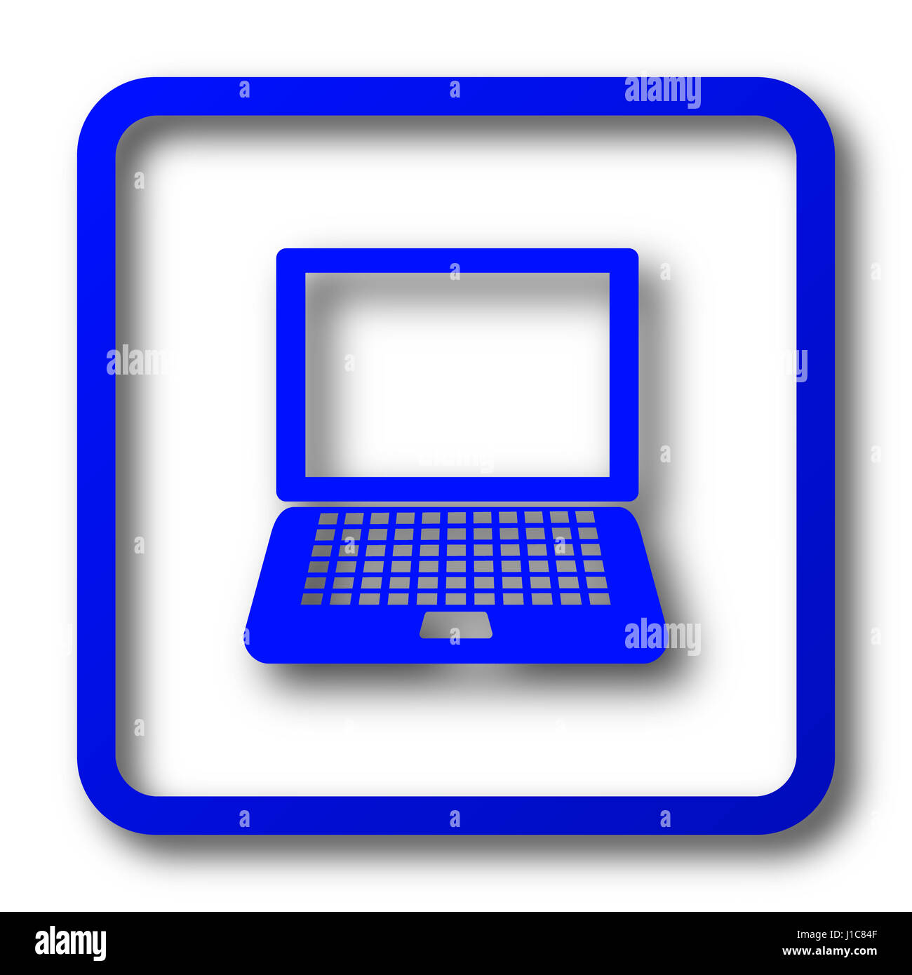 Laptop cursor on screen Cut Out Stock Images & Pictures - Alamy