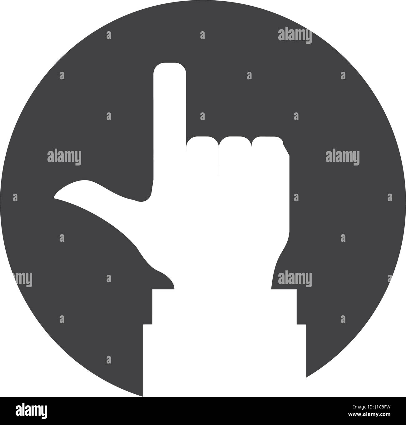 Thumb of god Stock Vector Images - Alamy