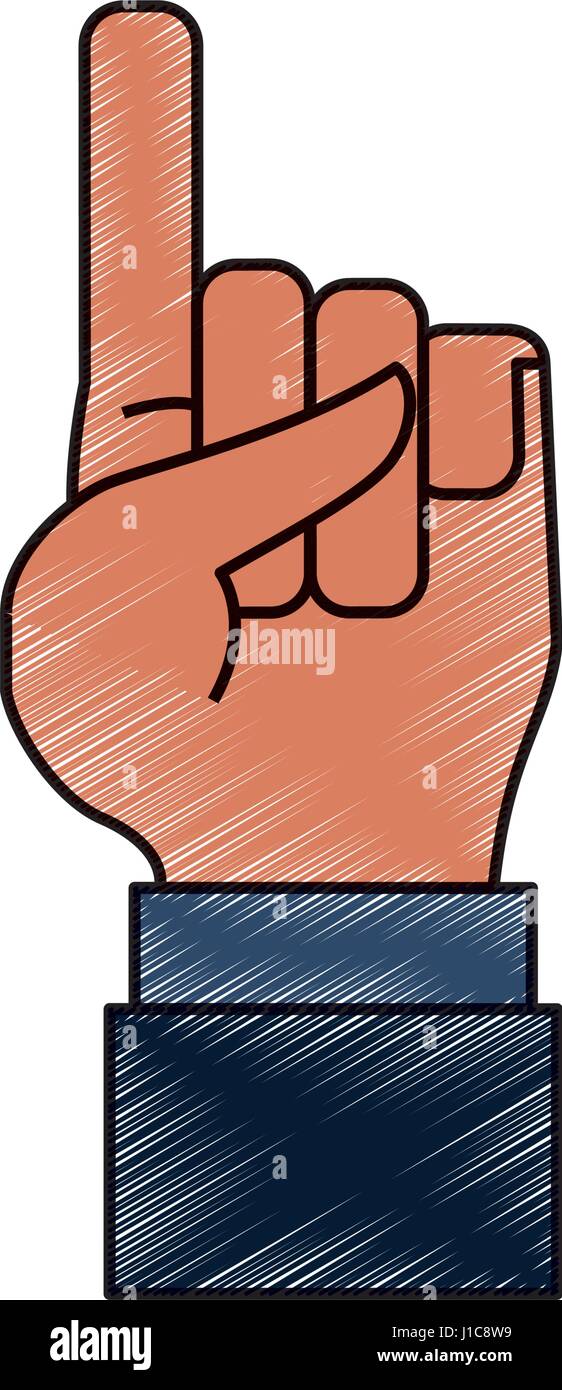 Hand number symbol Stock Vector Image & Art - Alamy