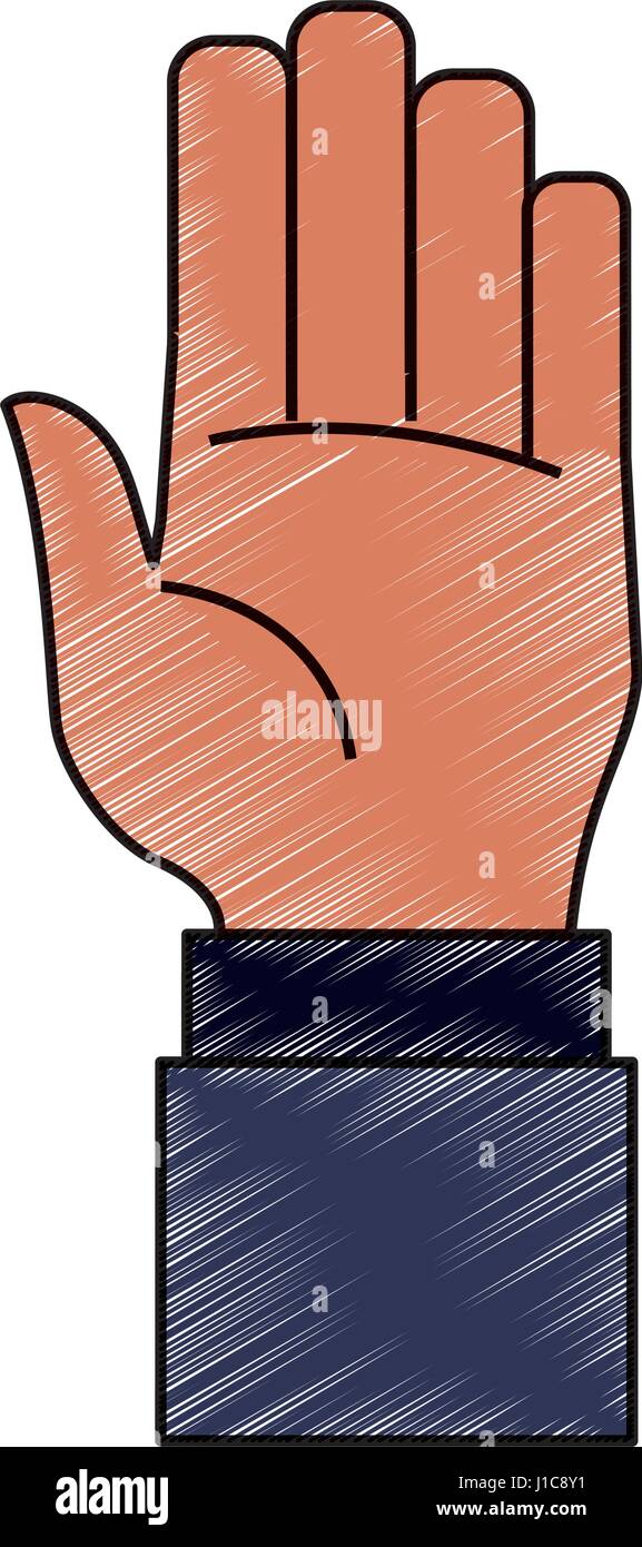 Hand number symbol Stock Vector Image & Art - Alamy