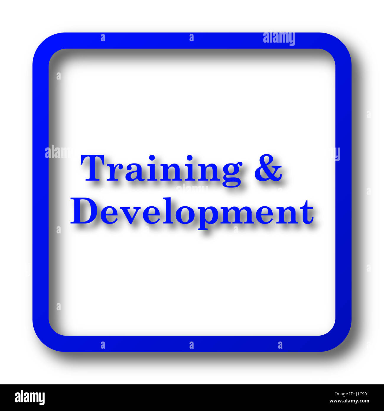 Training and development icon. Training and development website button ...