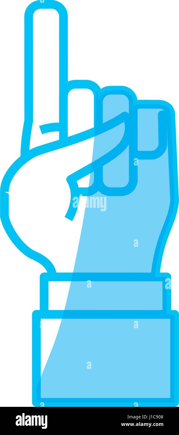 Hand number symbol Stock Vector Image & Art - Alamy
