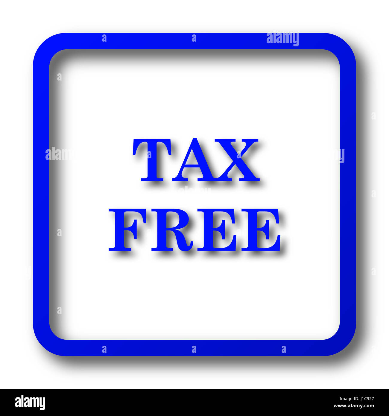 Tax free icon internet hi-res stock photography and images - Alamy