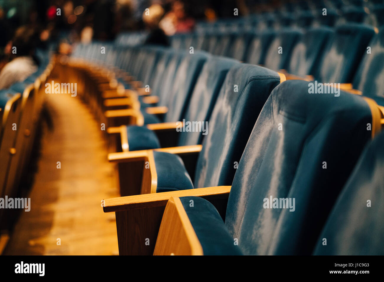 Empty seats in theater Stock Photo - Alamy