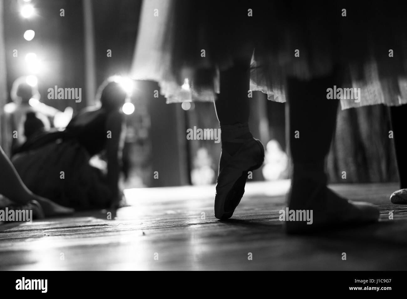 Ballet costume shoes Black and White Stock Photos & Images - Alamy