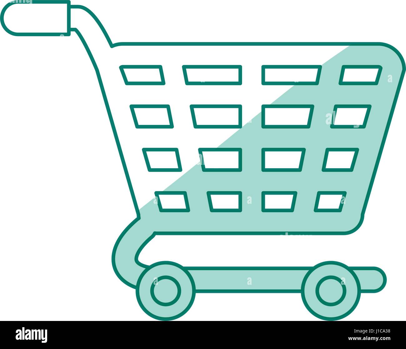 Shopping cart isolated Stock Vector Image & Art - Alamy