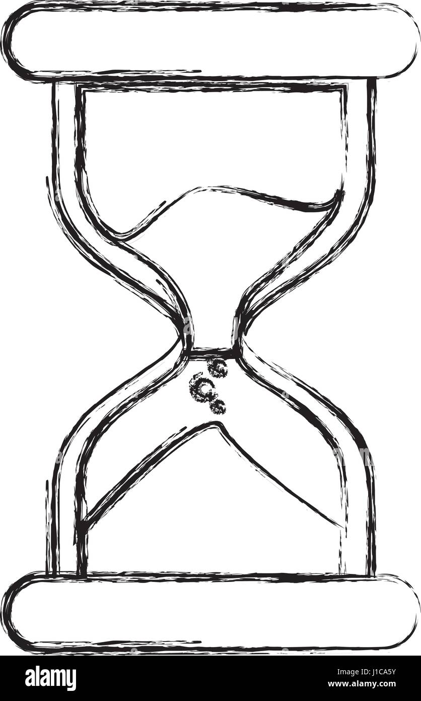 Hourglass antique instrument Stock Vector Image & Art - Alamy