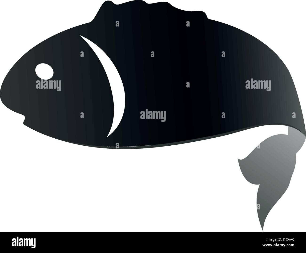 Fish sea animal symbol Stock Vector Image & Art - Alamy