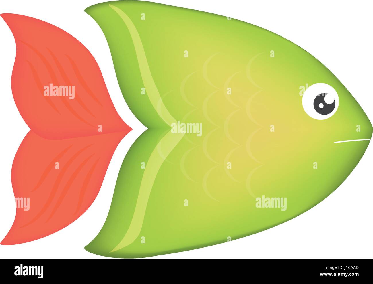 Fish sea colored symbol Stock Vector Image & Art - Alamy