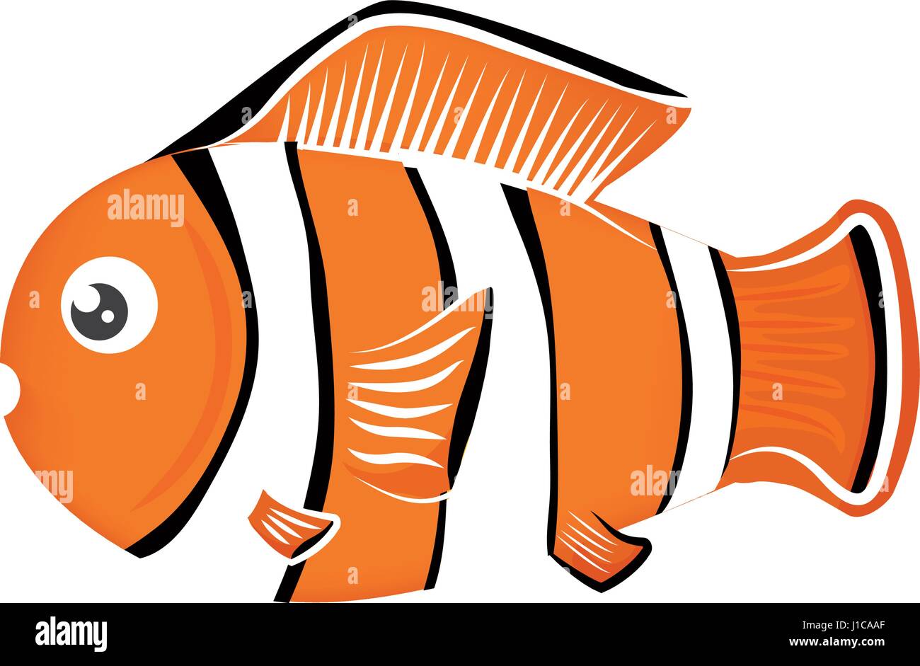 Fish sea colored symbol Stock Vector Image & Art - Alamy