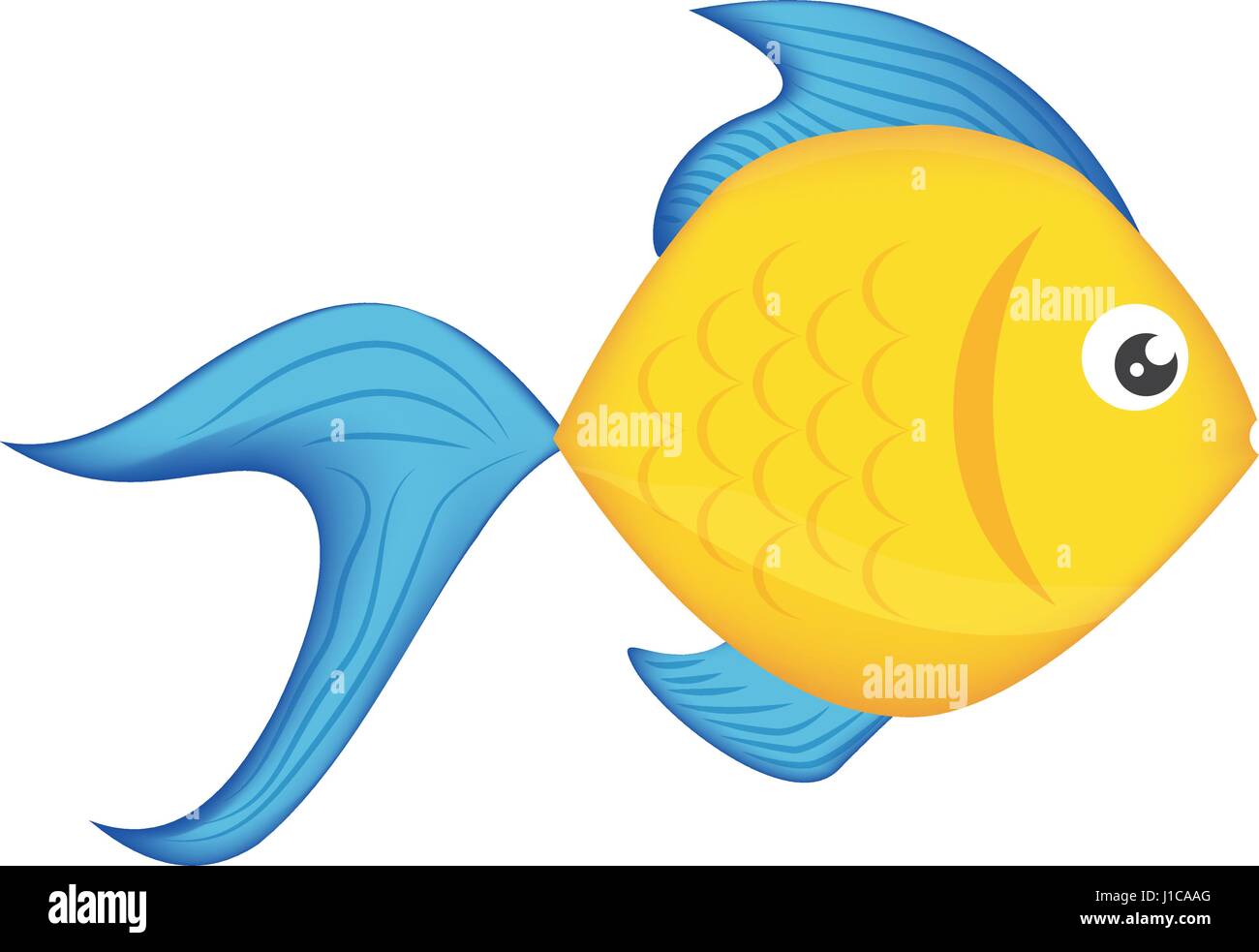 Fish sea colored symbol Stock Vector Image & Art - Alamy