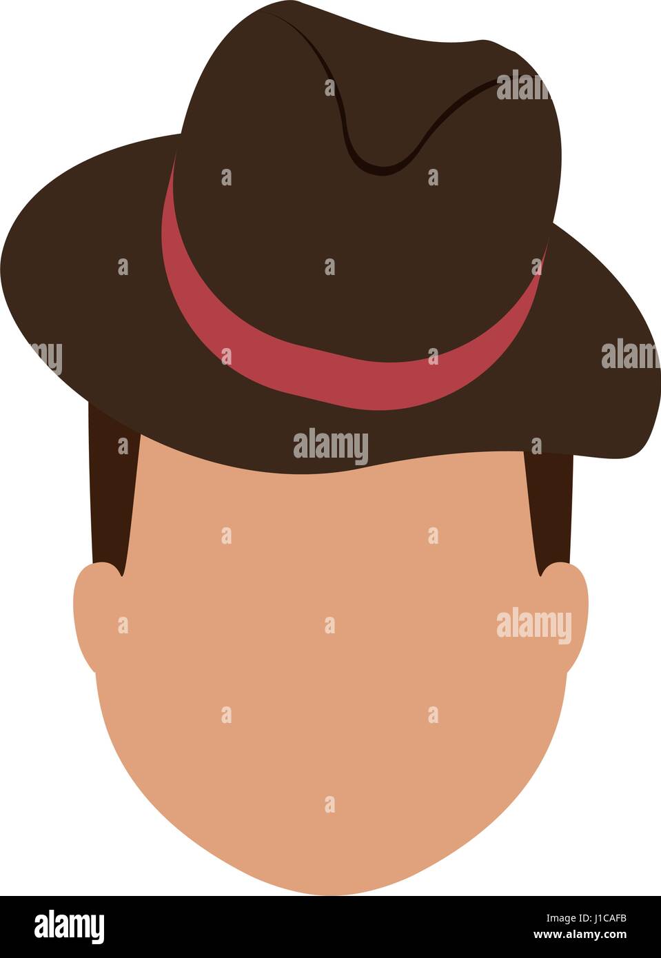 Vintage male hat Stock Vector Image & Art - Alamy