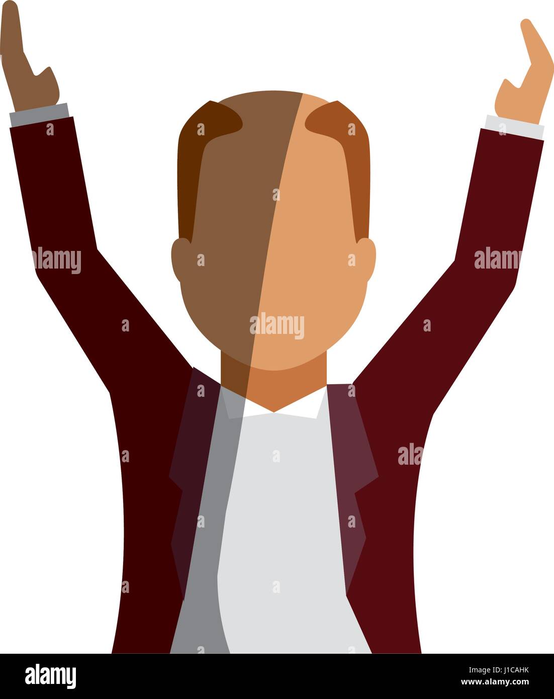 Elder man faceless Stock Vector Image & Art - Alamy