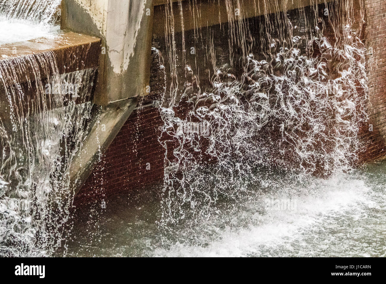 falling water in motion Stock Photo - Alamy