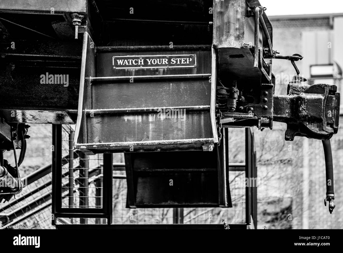 train steps in black and white Stock Photo - Alamy