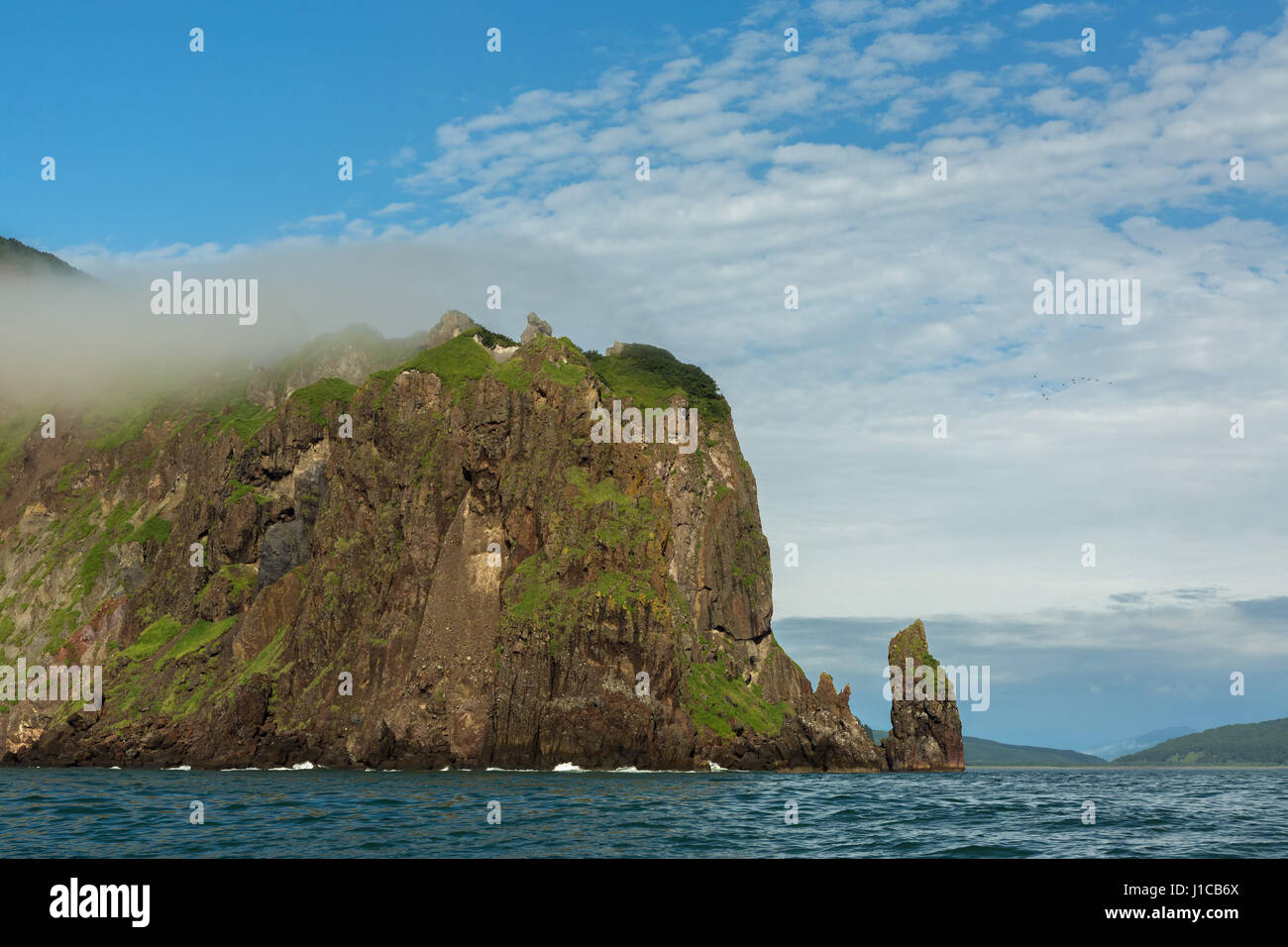 Rocks in the Avacha Bay of the Pacific Ocean. Coast of Kamchatka Stock ...