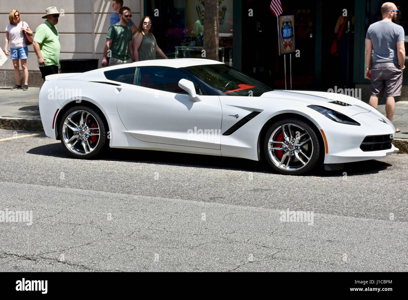 White Corvette High Resolution Stock Photography and Images - Alamy