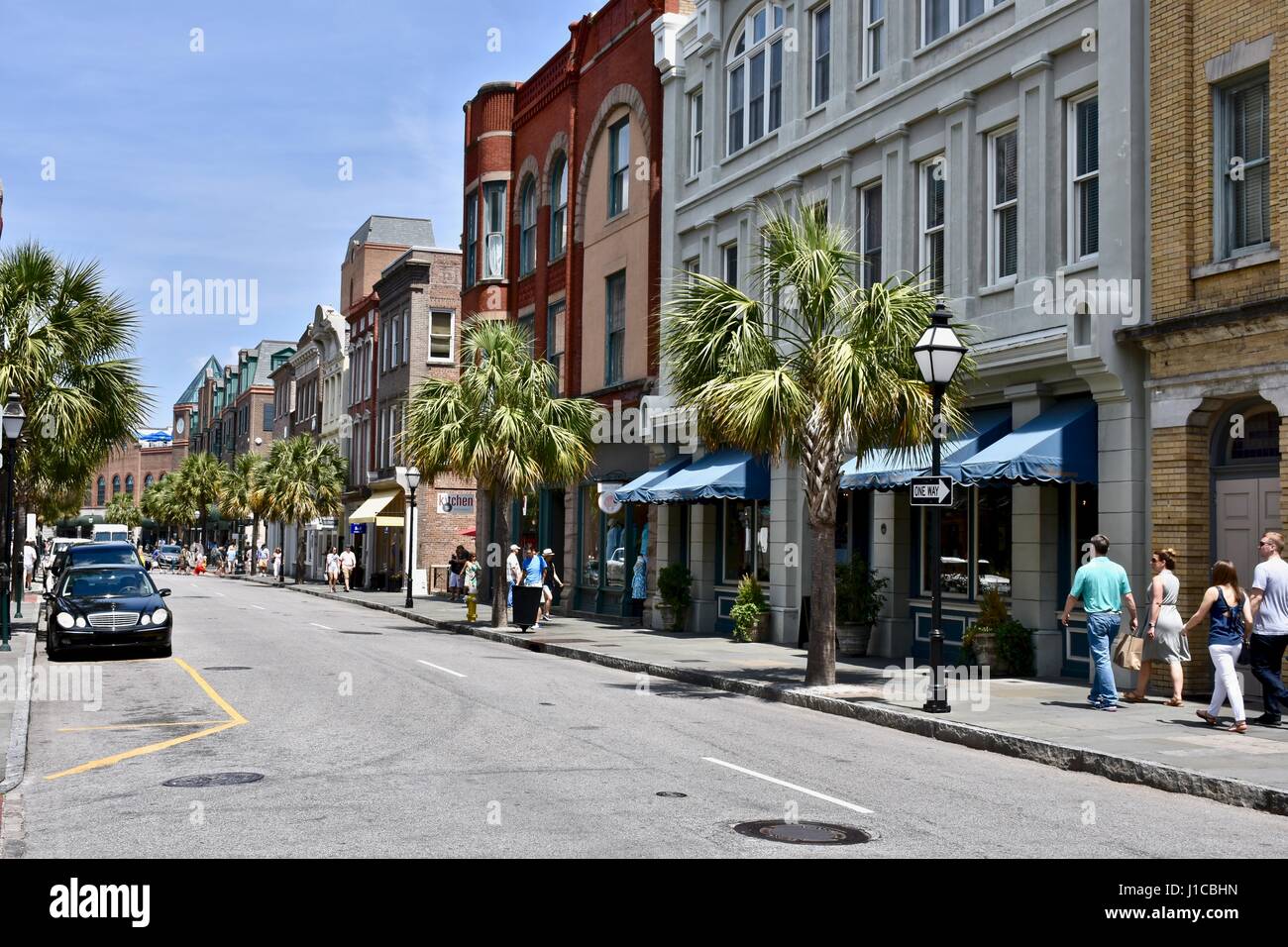 Charleston, South Carolina King street Stock Photo - Alamy