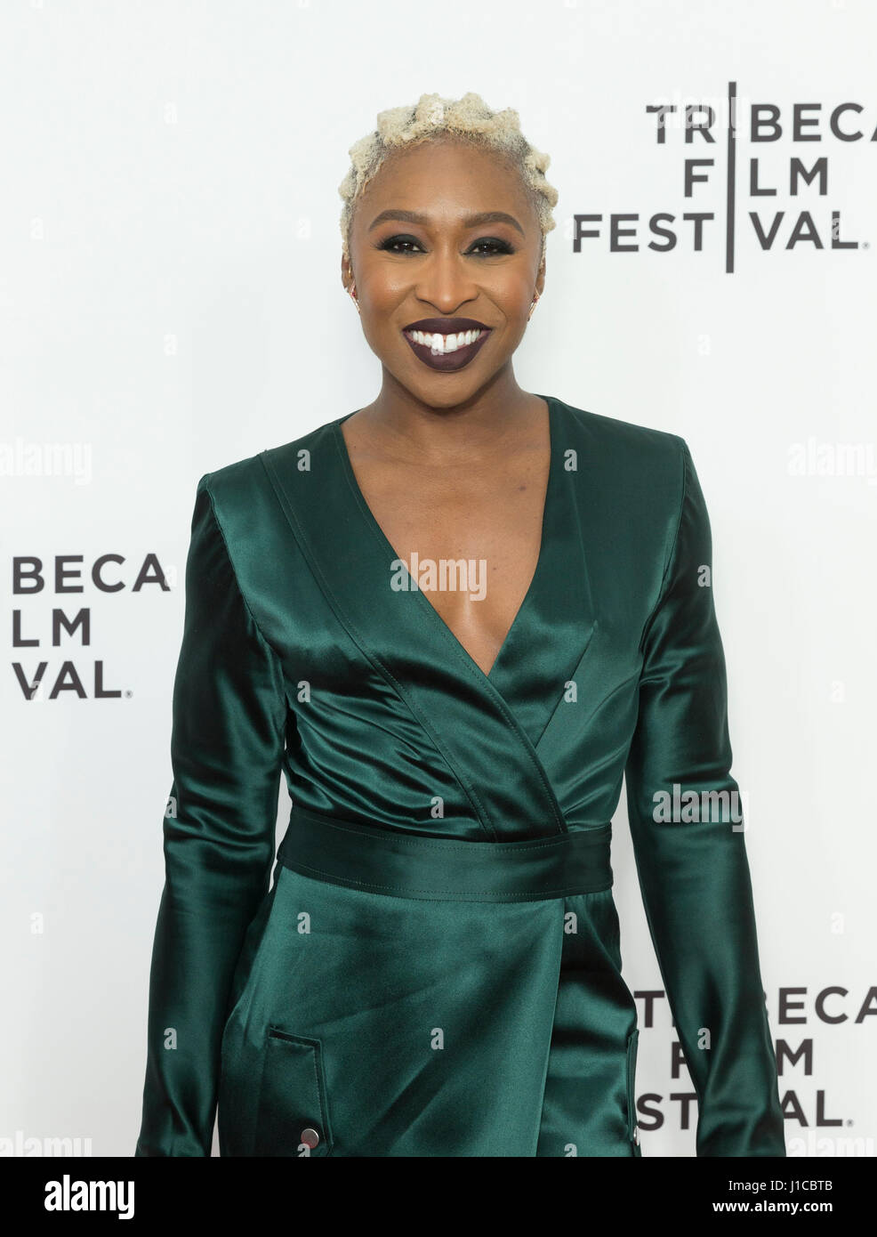 New York, United States. 19th Apr, 2017. Cynthia Erivo attends movie ...