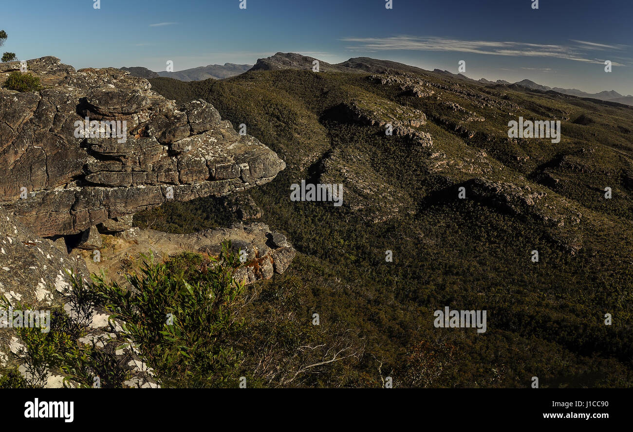 Great views overlooking the Victoria Valley Stock Photo - Alamy