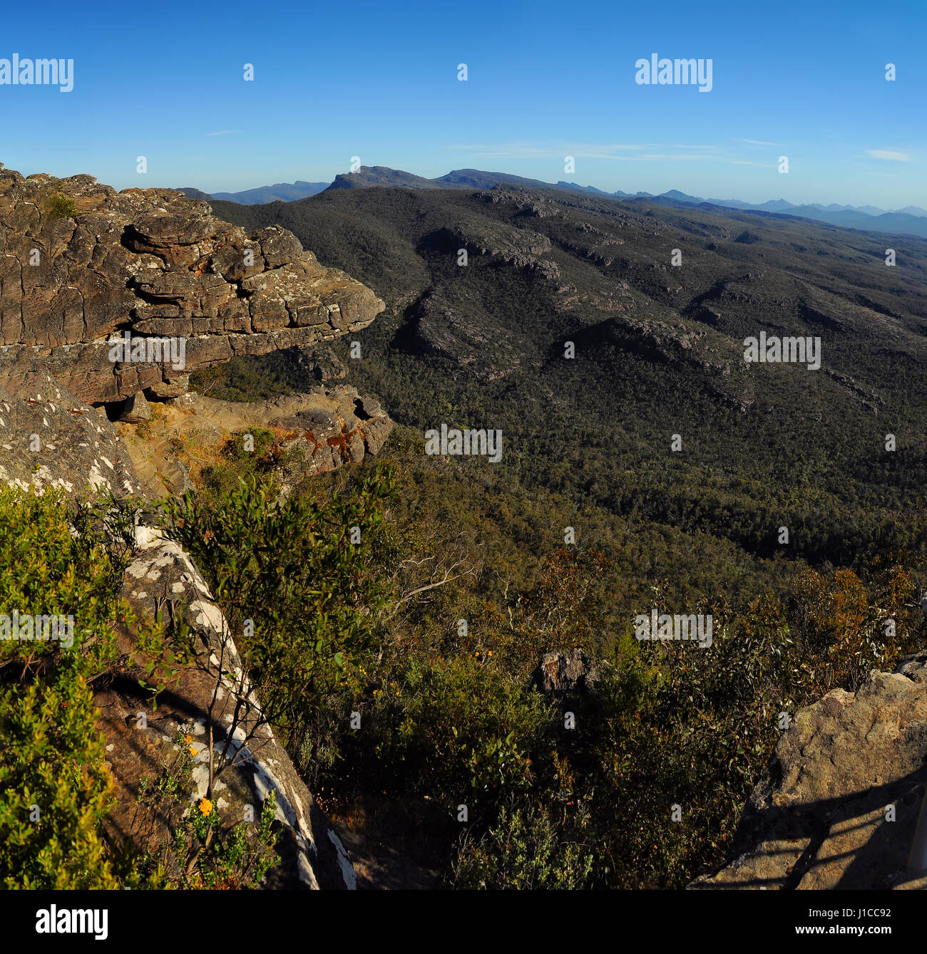 Great views overlooking the Victoria Valley Stock Photo - Alamy