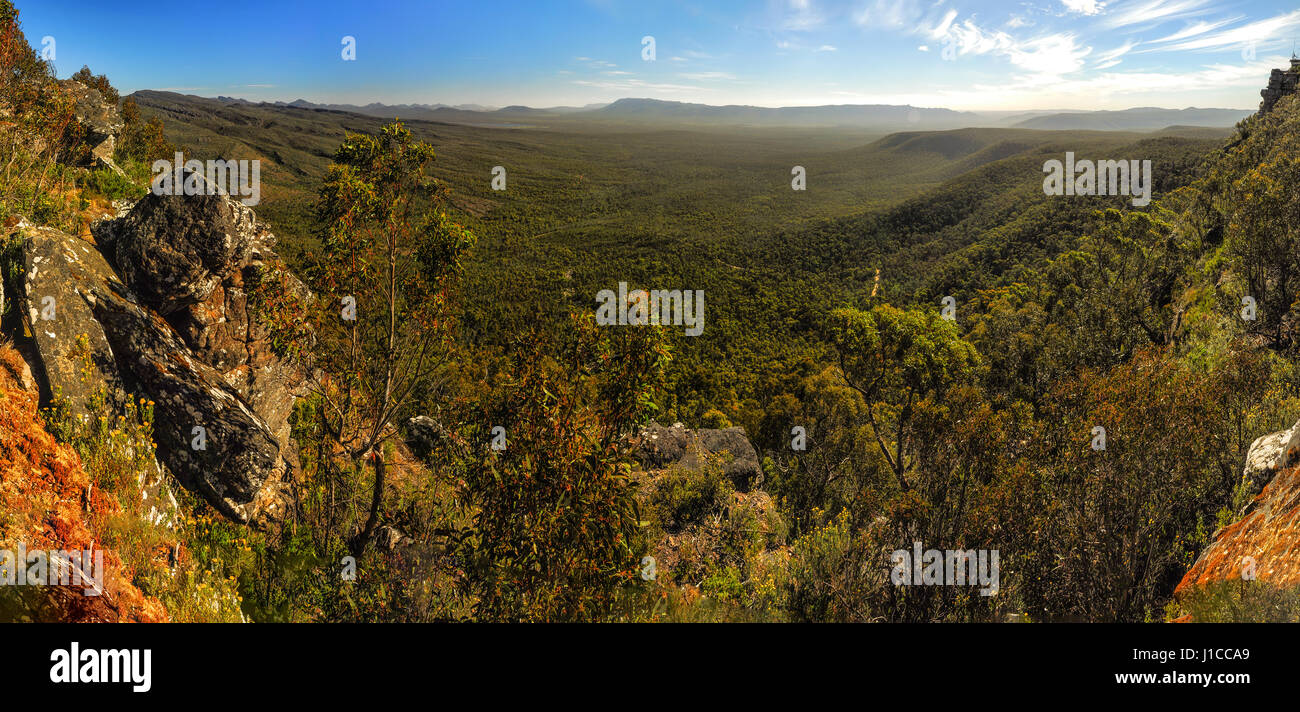 Great views overlooking the Victoria Valley Stock Photo - Alamy