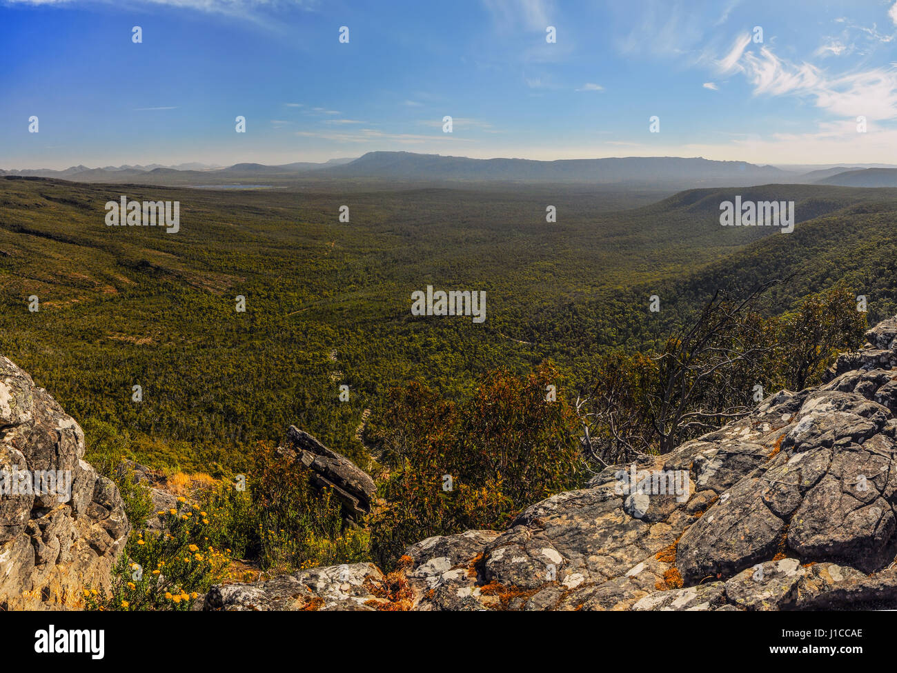 Great views overlooking the Victoria Valley Stock Photo - Alamy