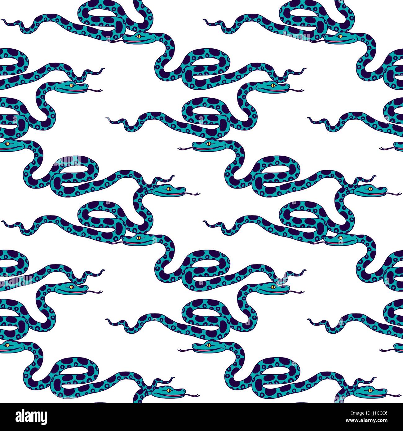 Vector illustration of tropical snake Stock Vector Image & Art - Alamy