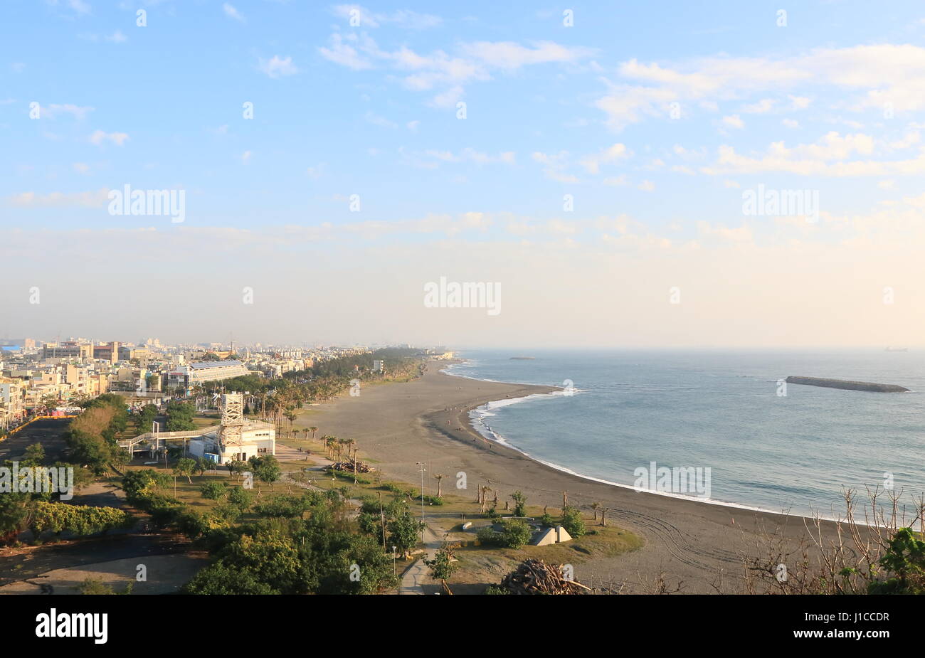 Cijin beach coastline in Kaohsiung Taiwan Stock Photo - Alamy