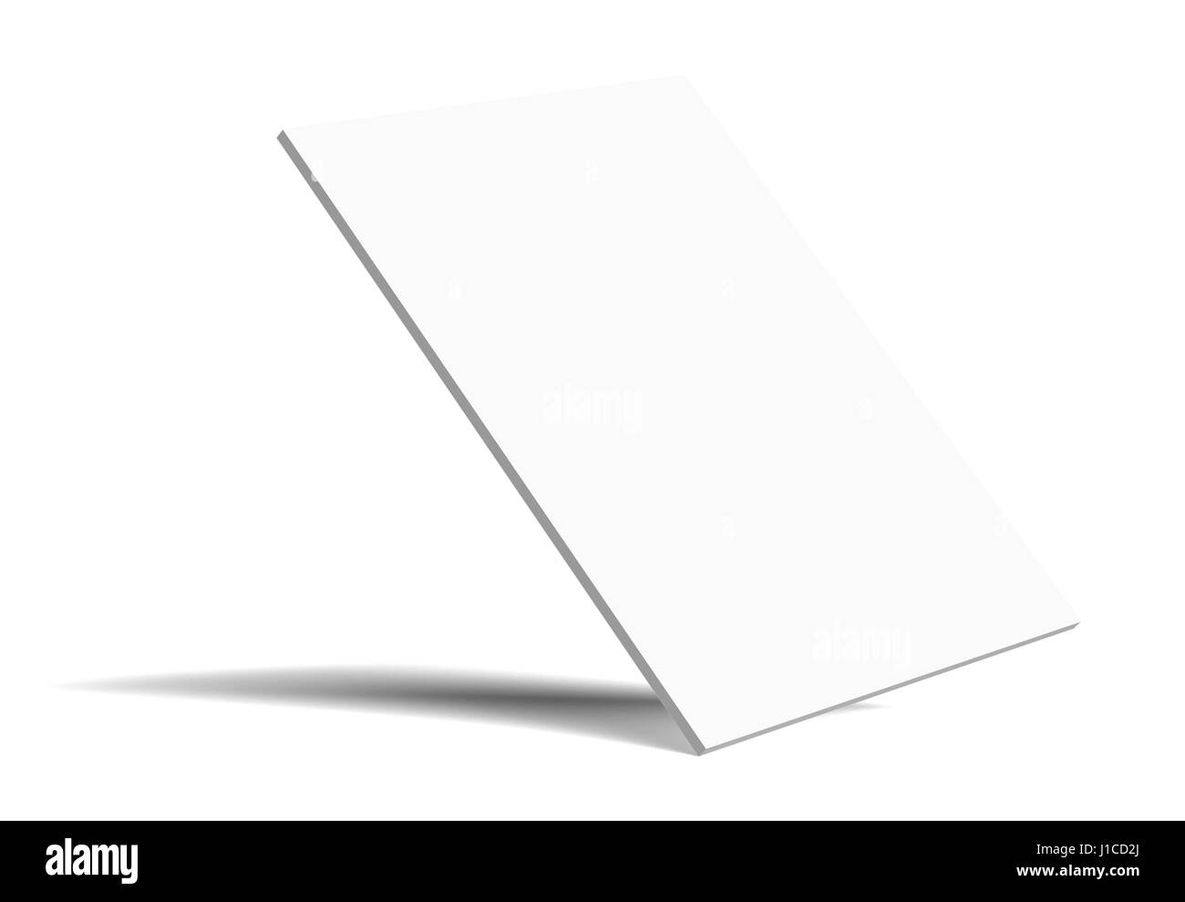 A blank white card stands on a corner Stock Photo - Alamy