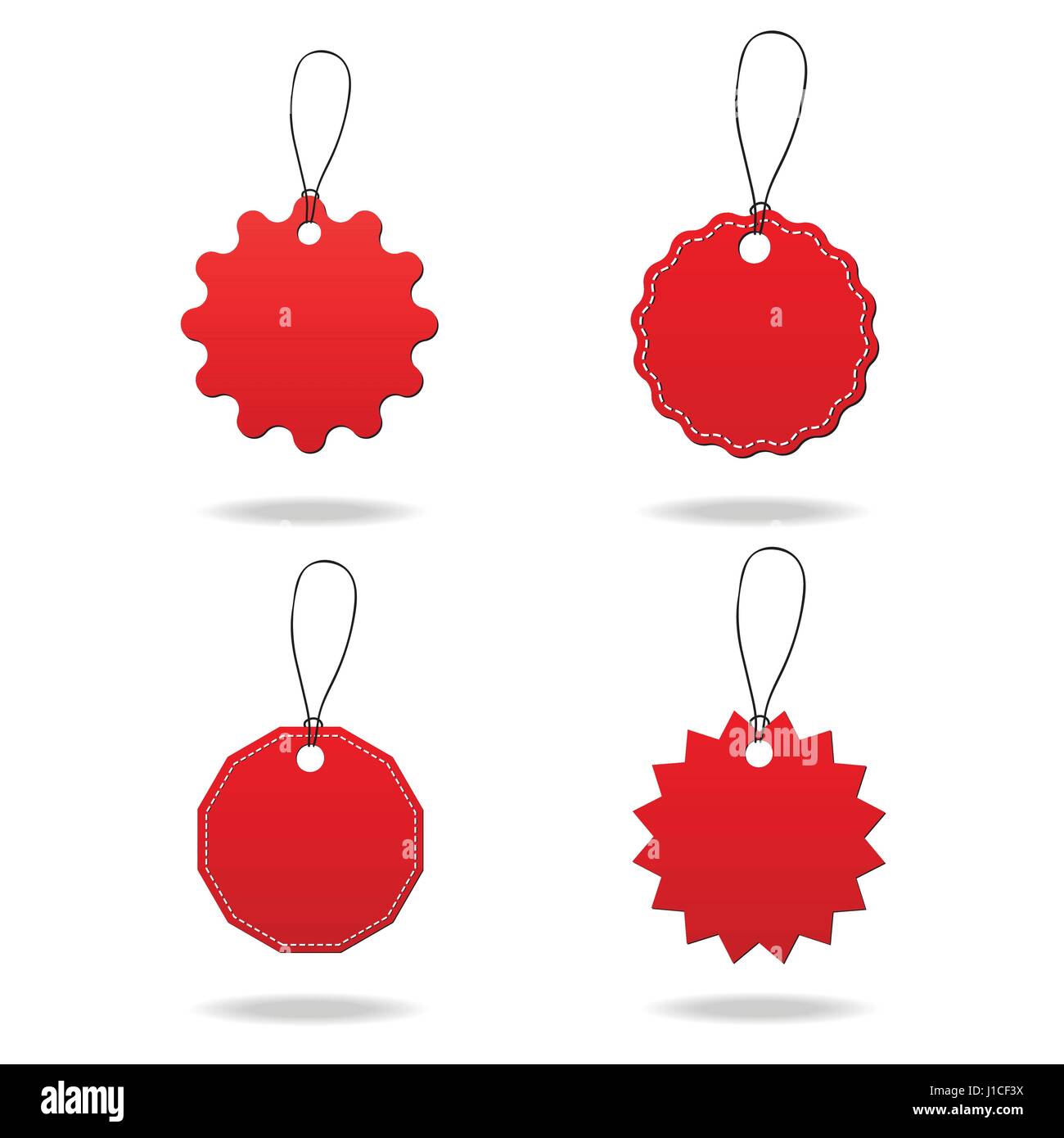 Labels tags blank price Stock Vector Images - Alamy