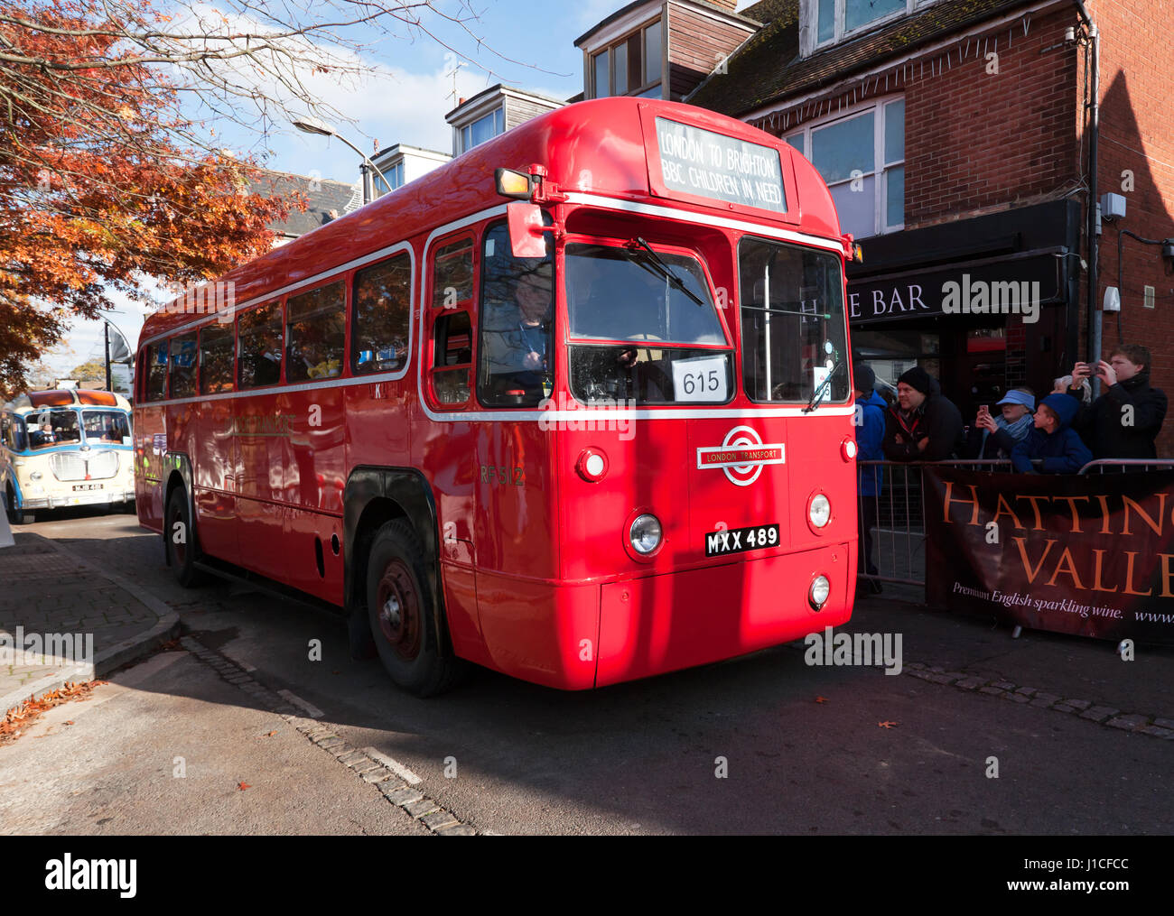 London Transport, Red RF AEC Regal IV single-decker bus taking part ...