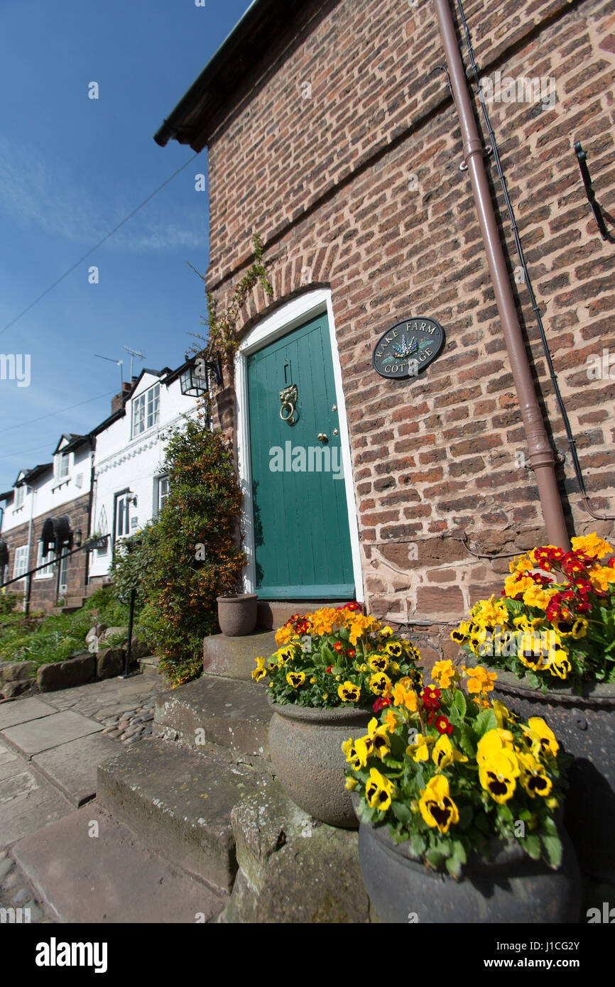 Village of Burton, England. The picturesque village of Burton on the ...