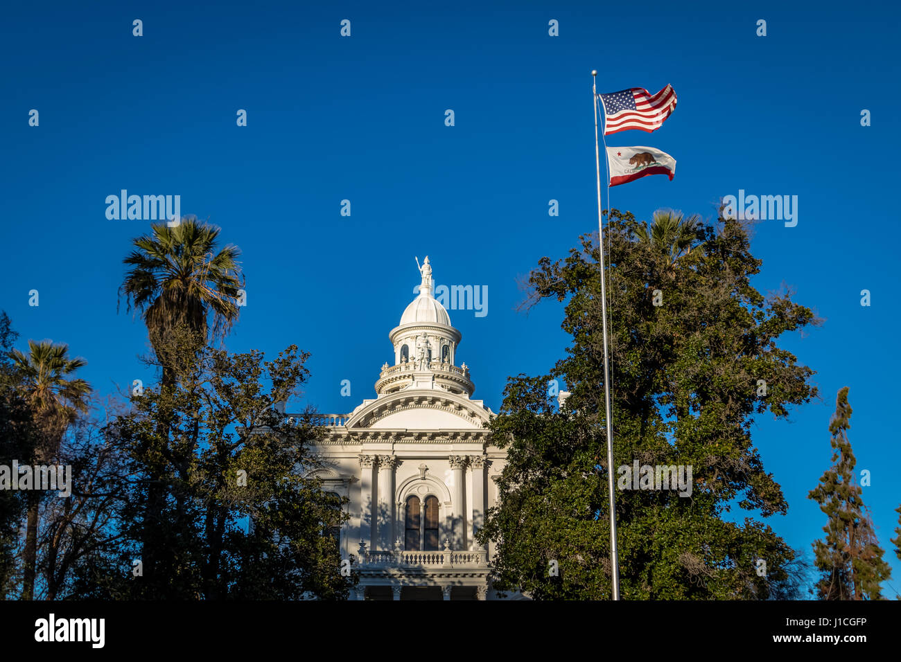Merced County Courthouse Museum - Merced, California, USA Stock Photo ...