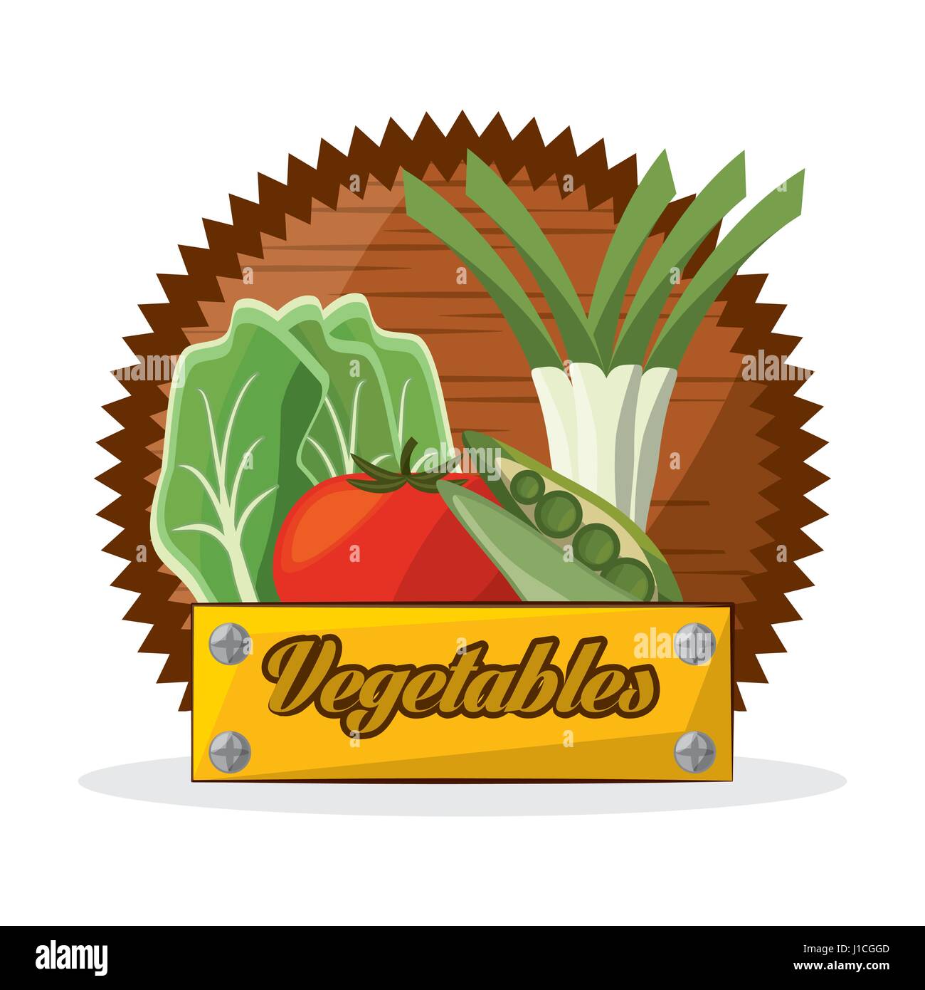vegetables food ingredient banner Stock Vector Image & Art - Alamy