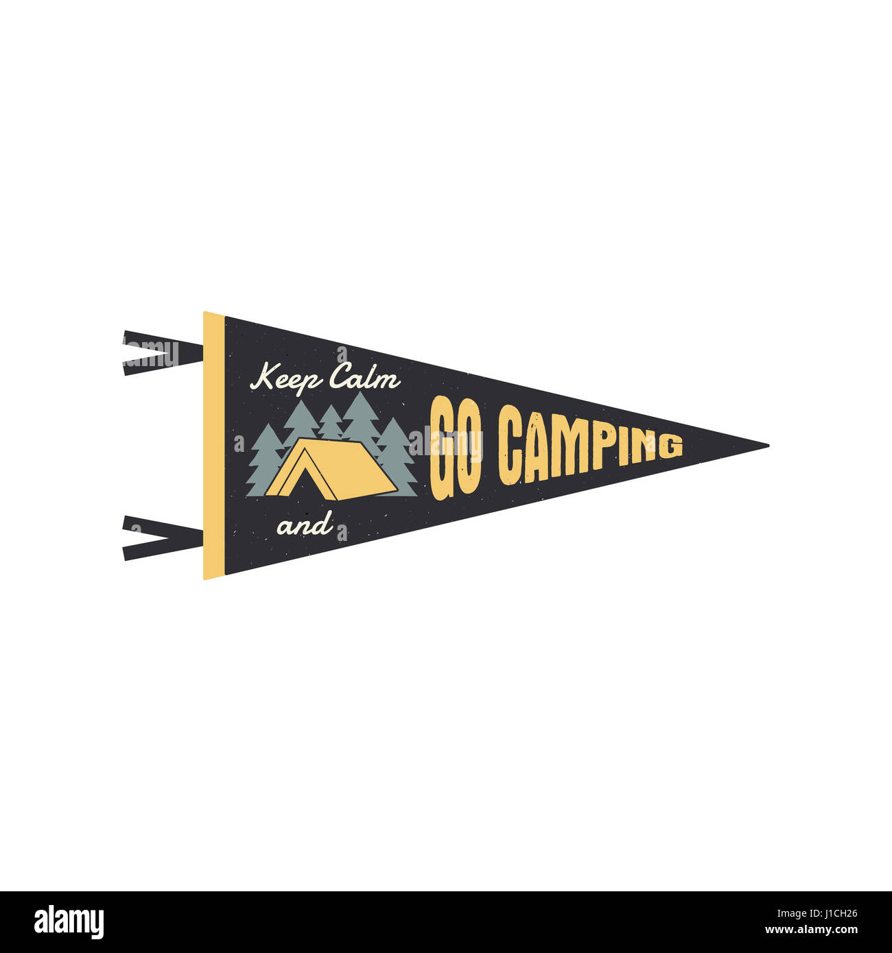 Adventure pennant. Go camping Pennant. Explorer flag design. Vintage ...