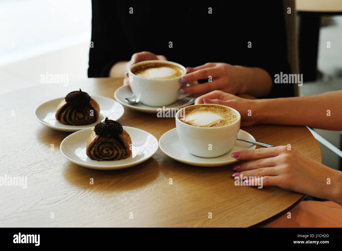 Women in cafe Stock Photo - Alamy