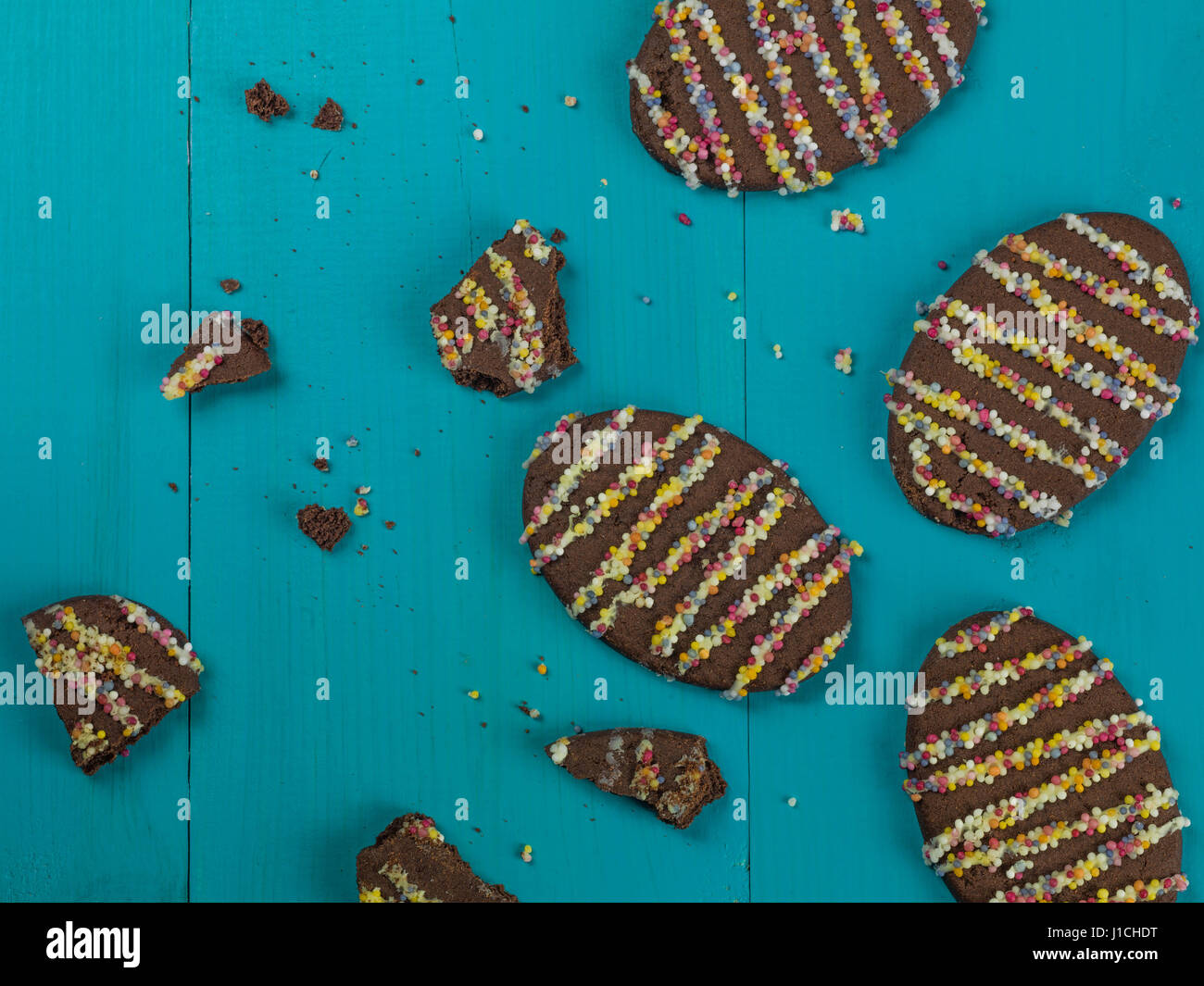 Sugar coated biscuits hi-res stock photography and images - Alamy