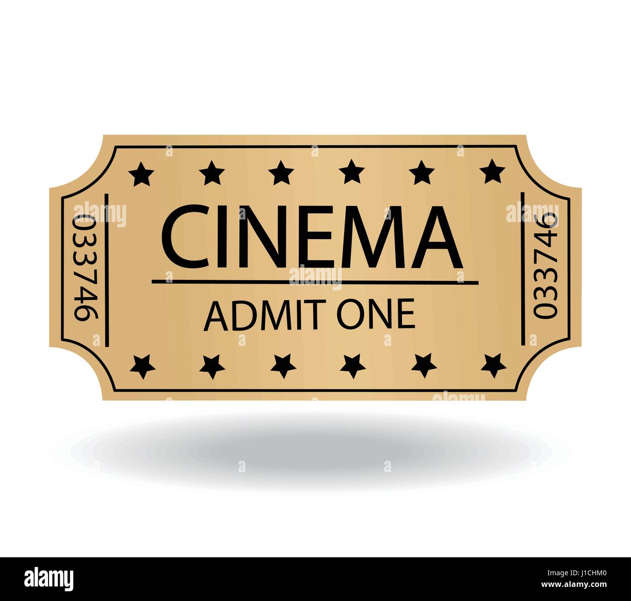 Cinema ticket and nobody Stock Vector Images - Alamy