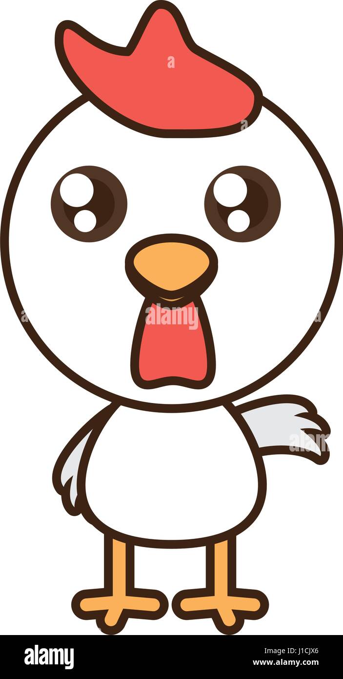 cute chicken toy kawaii image Stock Vector Image & Art - Alamy