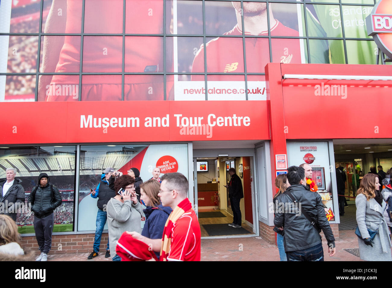 Anfield stadium night hi-res stock photography and images - Alamy