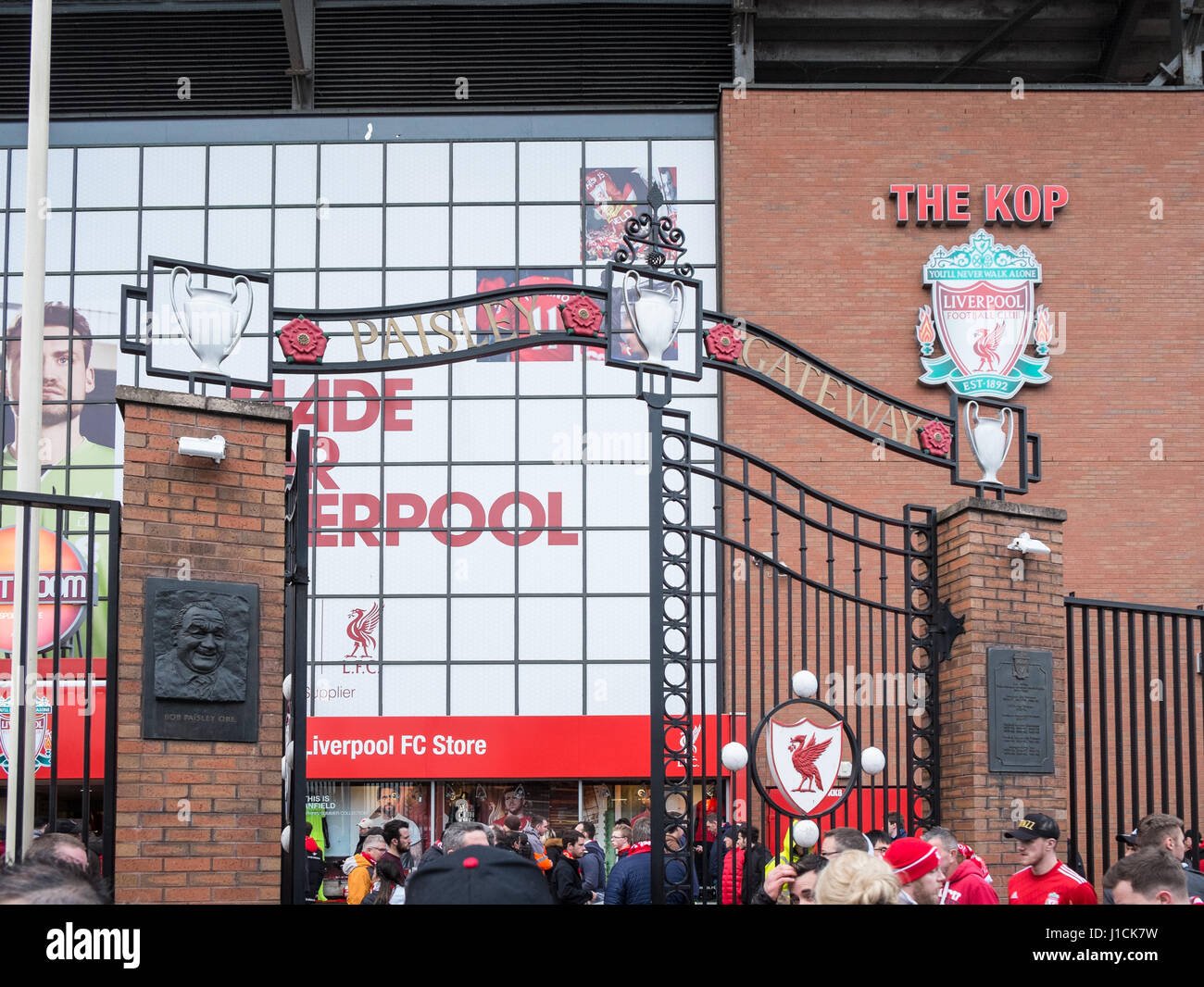 Anfield Stadium Night High Resolution Stock Photography and Images - Alamy
