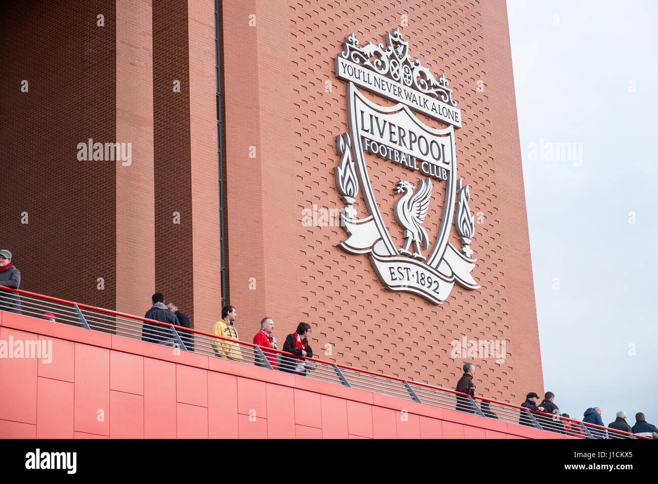 Liverpool football club logo hi-res stock photography and images - Alamy
