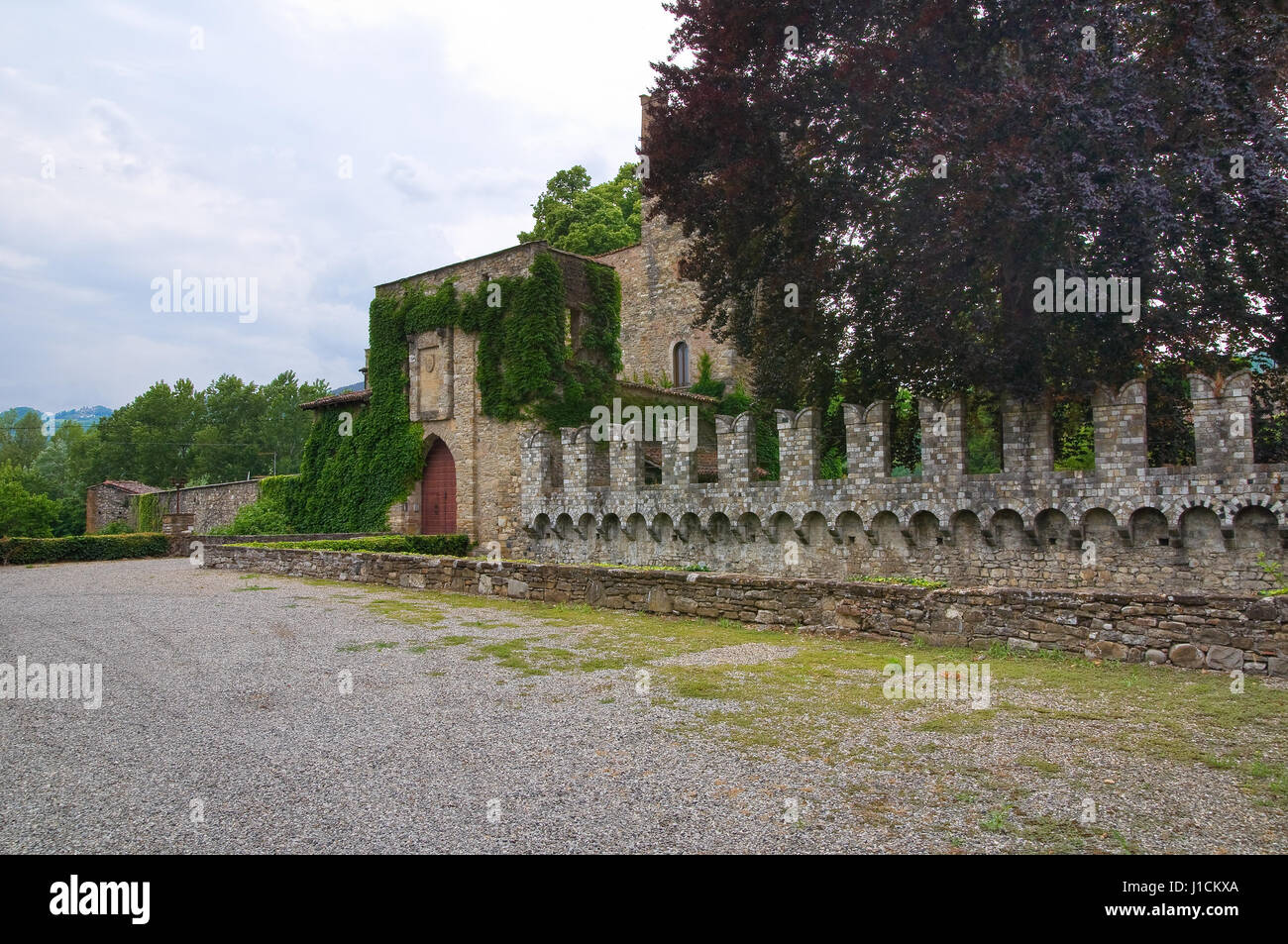 Castle of Riva. Ponte dell'Olio. Emilia-Romagna. Italy Stock Photo - Alamy