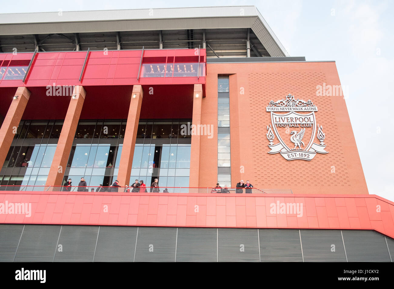 Liverpool football club crest hi-res stock photography and images - Alamy