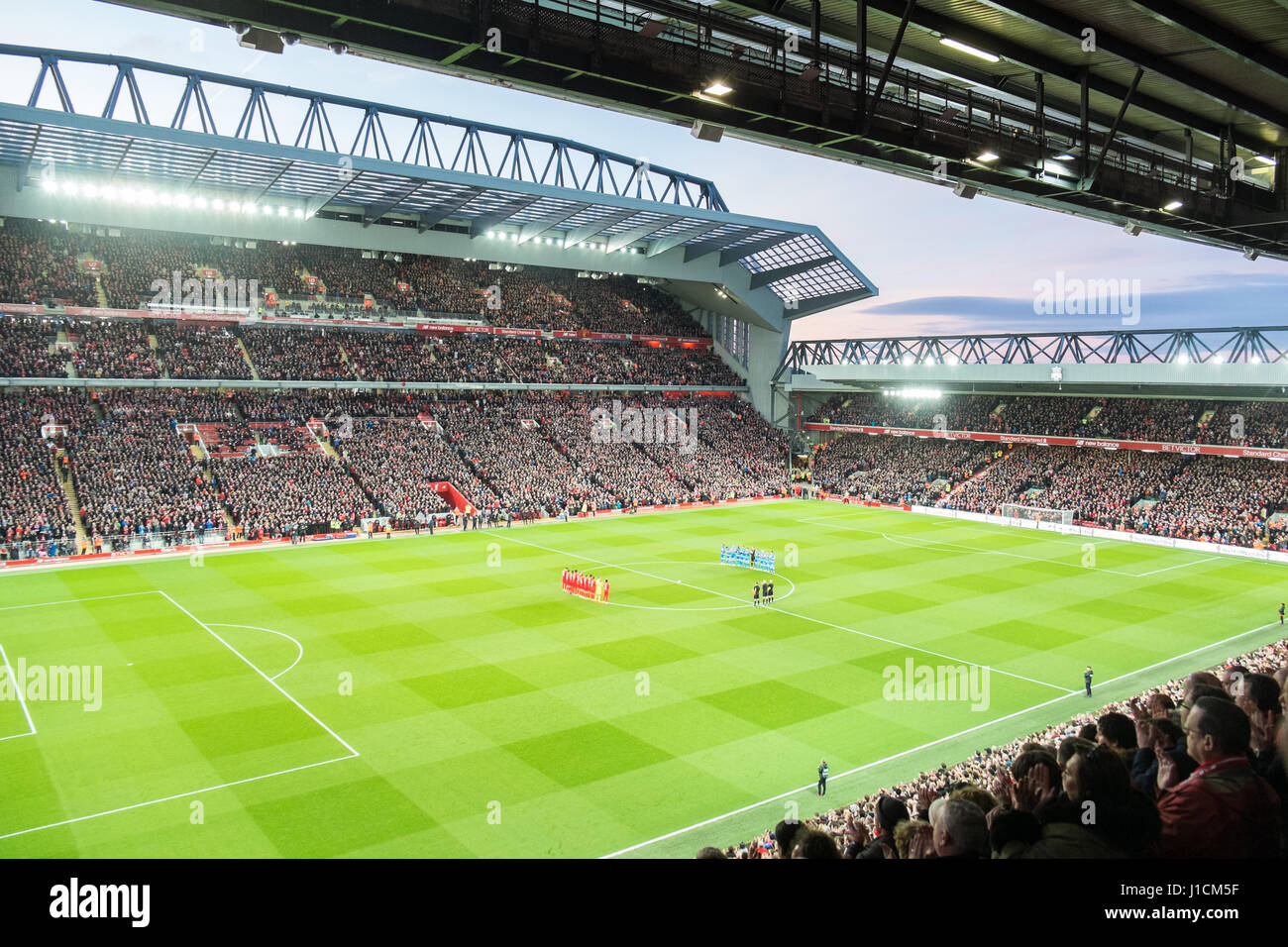 Anfield main stand hi-res stock photography and images - Alamy